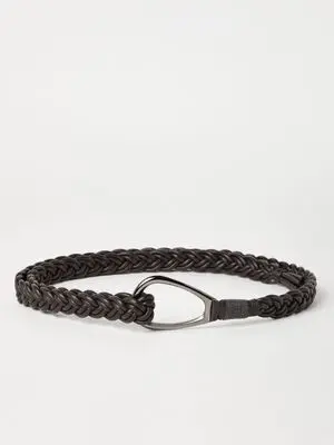 Brunello Cucinelli Braided Leather Belt