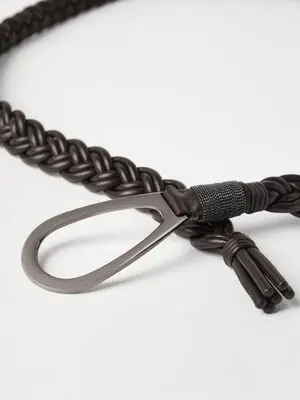 Brunello Cucinelli Braided Leather Belt