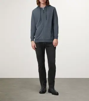 ALLSAINTS Brace Zip-up Hoodie In Organic Cotton