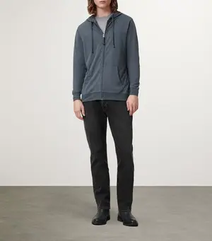 ALLSAINTS Brace Zip-up Hoodie In Organic Cotton