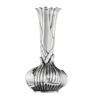 Christofle Plated Onion Vase - Silver