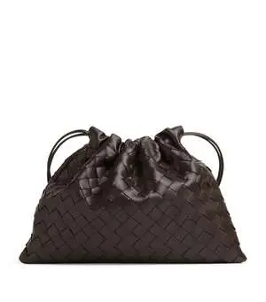 Bottega Veneta Woven Leather Shoulder Bag - Brown