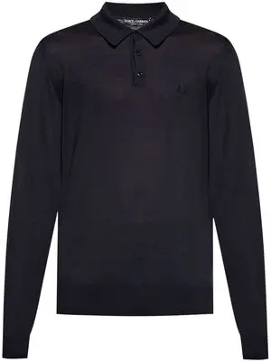 Dolce & Gabbana Silk Polo Shirt