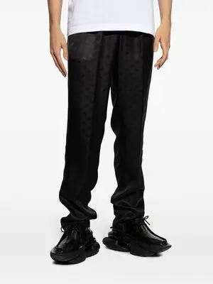 Dolce & Gabbana Logo-jacquard Silk Trousers