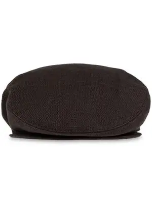 Dolce & Gabbana Linen Flat Cap - Brown