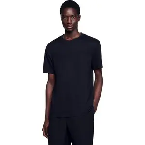 Sandro Certified Linen T-shirt - Black