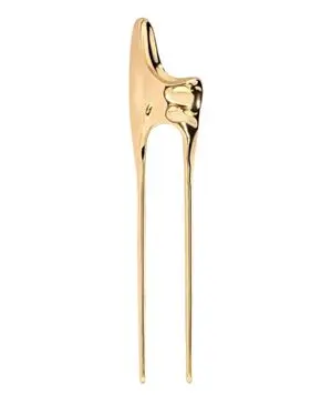 Ettika Number One Metal French Hair Pin - Gold