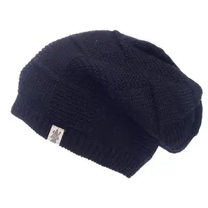 NIRVANNA DESIGNS Checkered Slouch - Black