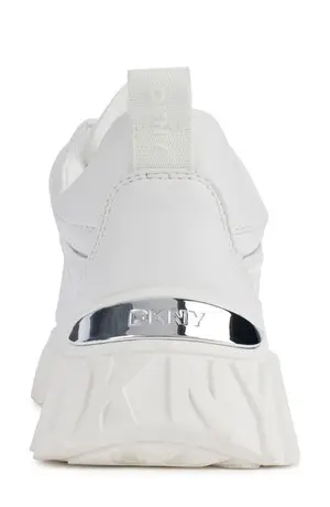 Dkny Lacombe Platform Sneakers - White