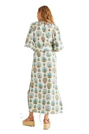 Calypso St. Barth Paloma Kaftan - French Spring Blue