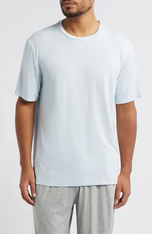 Nordstrom Moonlight Eco Stretch Modal Pajama T-shirt Blue Drift