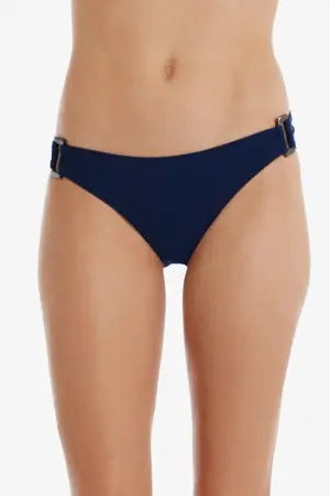 Helen Jon Tortoise Hipster Bikini Bottom Navy