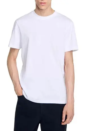 Sandro Cotton T-shirt - White
