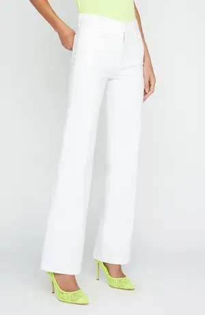 L'Agence Scottie High-waist Wide-leg Jeans