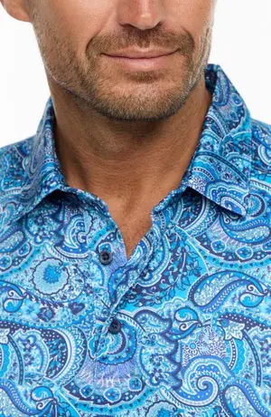 Robert Graham Neris Paisley Performance Polo
