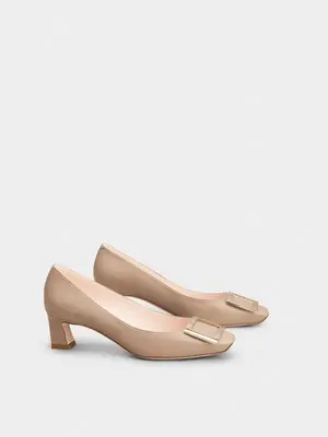 ROGER VIVIER Trompette Pumps In Leather