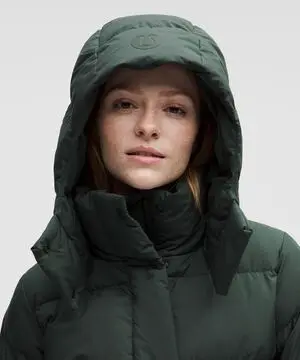 Lululemon Wunder Puff 600-down-fill Jacket - Rainforest Green/green Dream