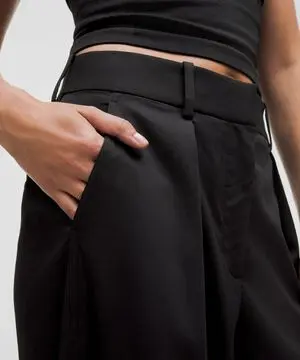 Lululemon High-rise Pleated Trousers
