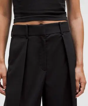 Lululemon High-rise Pleated Trousers