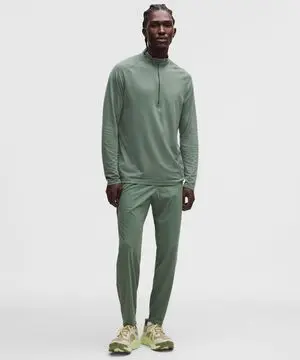 Lululemon Metal Vent Tech Half Zip - Willow Leaf/willow Leaf
