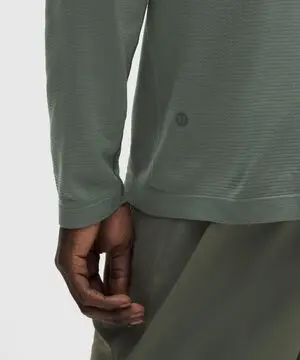 Lululemon Metal Vent Tech Half Zip - Willow Leaf/willow Leaf