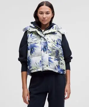Lululemon Lululemon Wunder Puff Cropped Vest Chromatic Cloudscape Multi