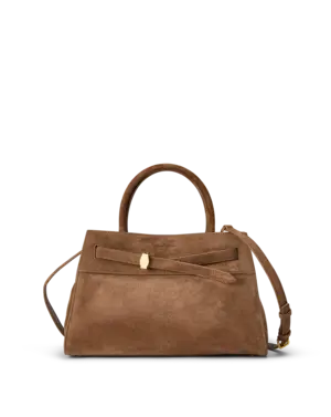 Veronica Beard Dash Suede Bag - Bark
