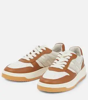 Hogan H630 Leather Sneakers - White