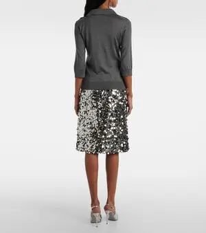 Dolce & Gabbana Silk Polo Sweater