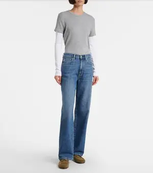 Ag Kora High-rise Wide-leg Jeans