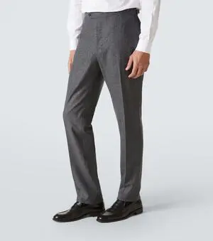 Thom Sweeney Wool Flannel Suit - Grey