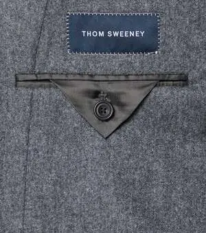 Thom Sweeney Wool Flannel Suit - Grey
