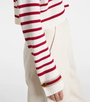 Max Mara Dorotea Striped Virgin Wool Sweater