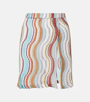 Missoni Printed Lamé Miniskirt - Multicoloured