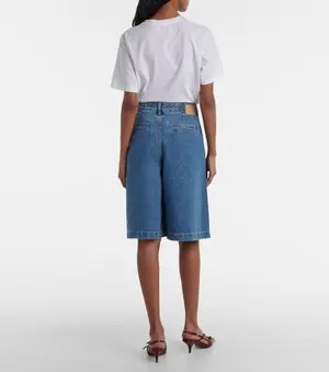 Ag Gran Canaria High-rise Wide-leg Shorts