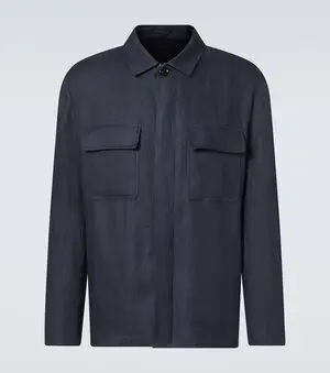 Lardini Single Breasted Overshirts For Men
