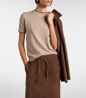 Max Mara Striped Wool T-shirt