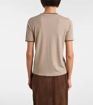 Max Mara Striped Wool T-shirt