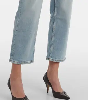 RE/DONE 70s Stove Pipe High-rise Straight Jeans
