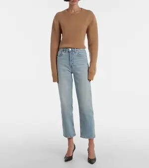 RE/DONE 70s Stove Pipe High-rise Straight Jeans