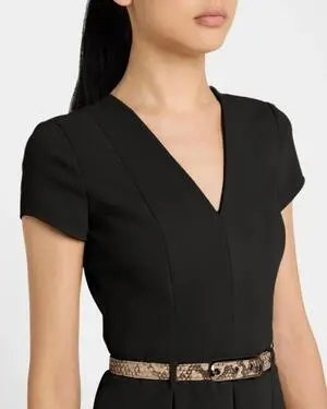 Emporio Armani Emma Belted Mini Dress
