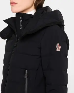 Moncler Lamoura Hooded Down Ski Jacket - Black