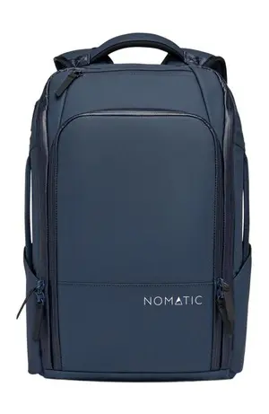 NOMATIC Water Resistant Expandable Travel Backpack - Navy - 20l
