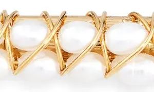 Gas Bijoux Lyre Cuff Bracelet