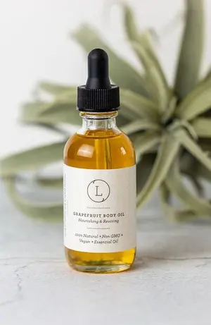 LIZUSH Cbd Grapefruit Natural Body Oil