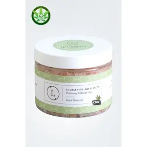 LIZUSH Cbd Eucalyptus Natural Bath Salts - None