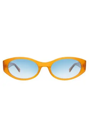 LYNDON EYEWEAR Exumas Sunglasses - Tangerine / Blue