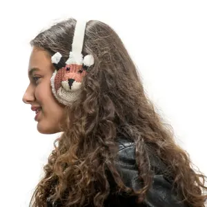 NIRVANNA DESIGNS Fox Earmuffs - White