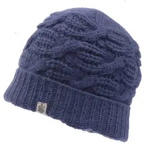 NIRVANNA DESIGNS Side Cable Knit Beanie - Periwinkle