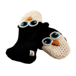 NIRVANNA DESIGNS Crochet Penguin Mittens